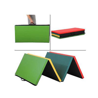 Indoor Soft Gymnastics Folding Trapezoid Shape Mats Parkour Gym Mats