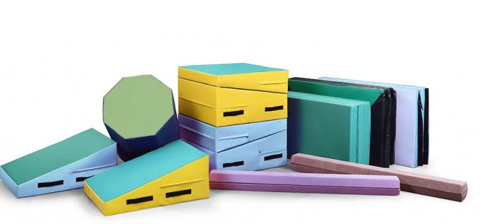 Gymnastics Shape Mat Soft Children Height Adjustment Stackable Jumping ...